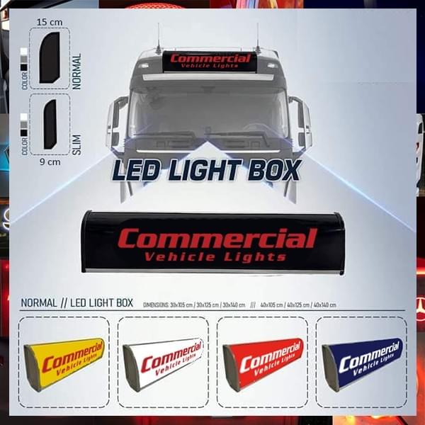 Old School Dutch Style Illuminated Led Truck Headboard