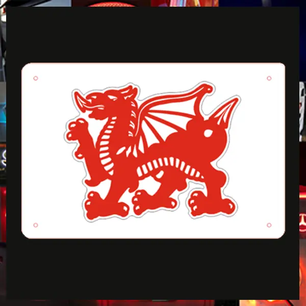 Welsh Dragon 3D Truck Light Board